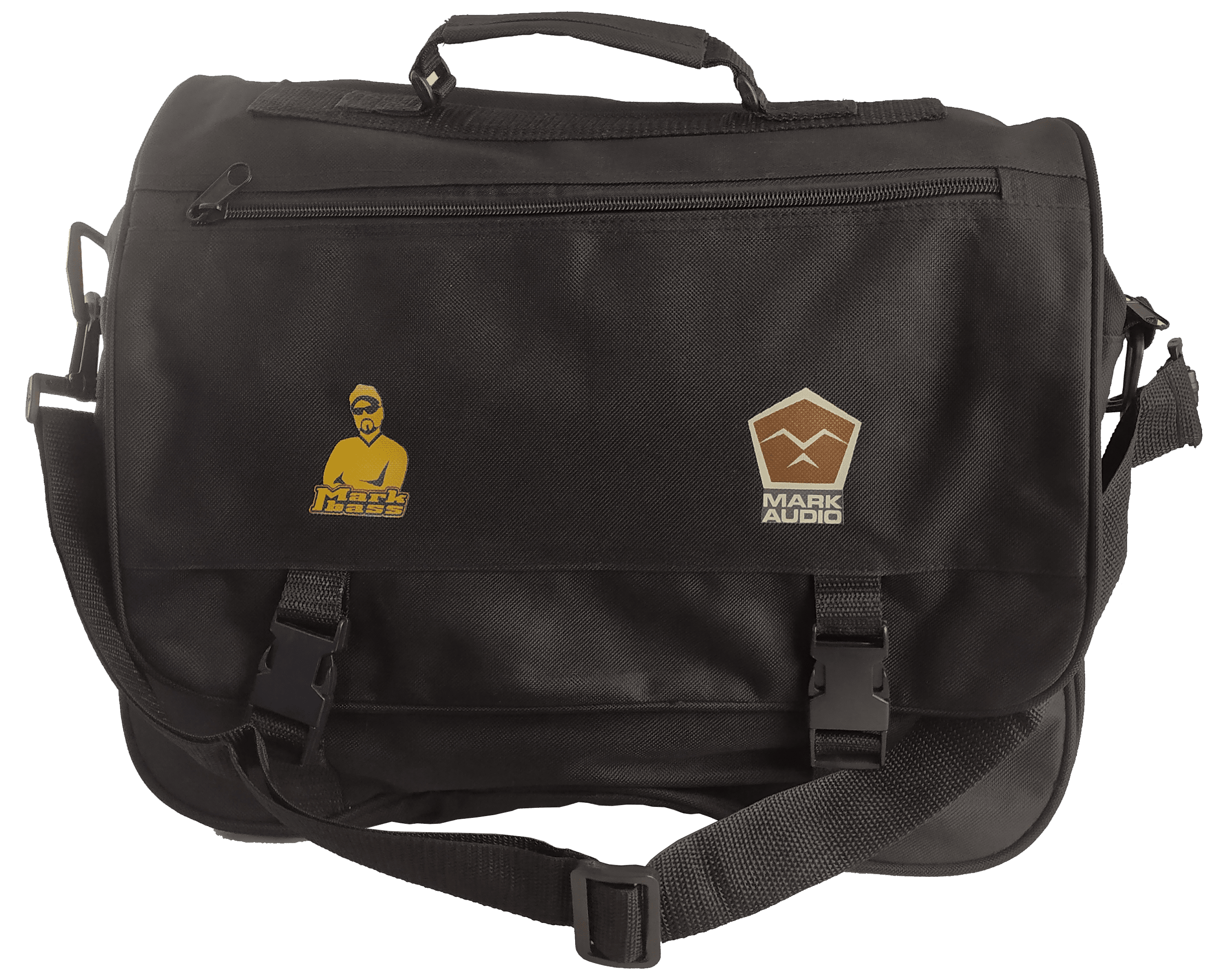 SHOULDER LAPTOP BAG MARKBASS/MARKAUDIO LOGO – BLACK – DVMark